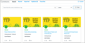Canvas Commons | Teaching Support and Innovation