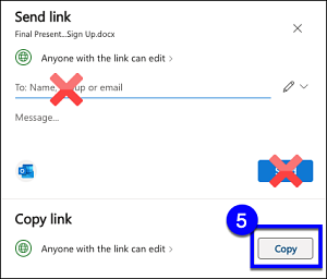 Setting up a Shared Document in OneDrive to be Shared in Canvas ...