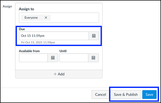 How to Create an Assignment | Teaching Support and Innovation