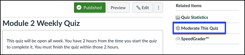 Canvas Quizzes | Teaching Support and Innovation