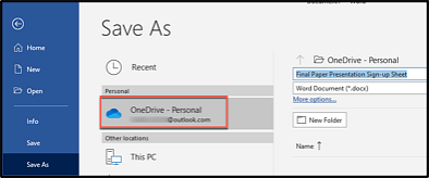 Setting up a Shared Document in OneDrive to be Shared in Canvas ...